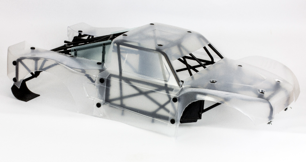 Losi 5IVE-T 5T Bodyshell and Cage unpainted NEW